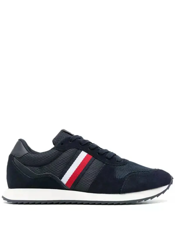 Tommy Hilfiger Signature Tape Runner Sneakers - Blue