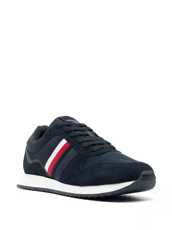 Tommy Hilfiger Signature Tape Runner Sneakers - Blue