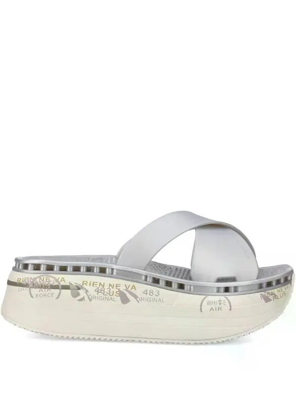 Premiata Moura Slides - Silver