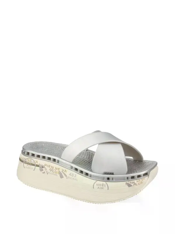 Premiata Moura Slides - Silver