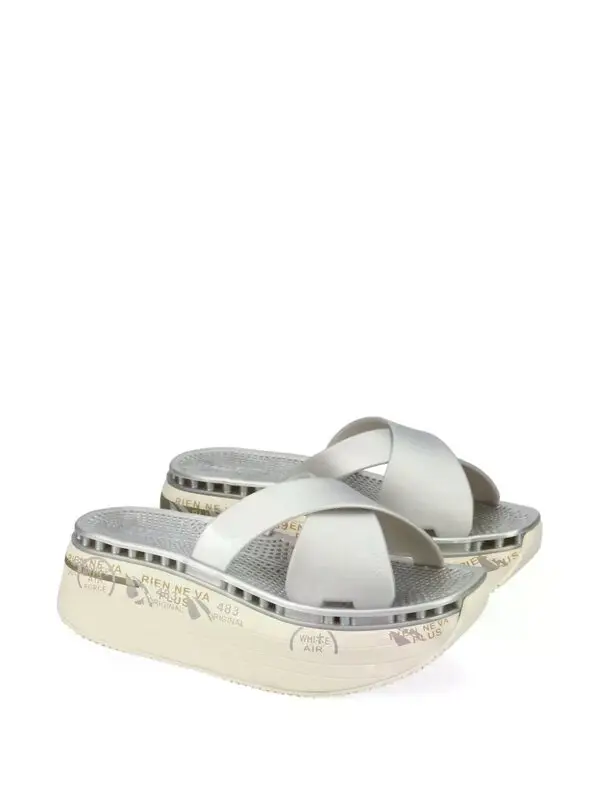 Premiata Moura Slides - Silver