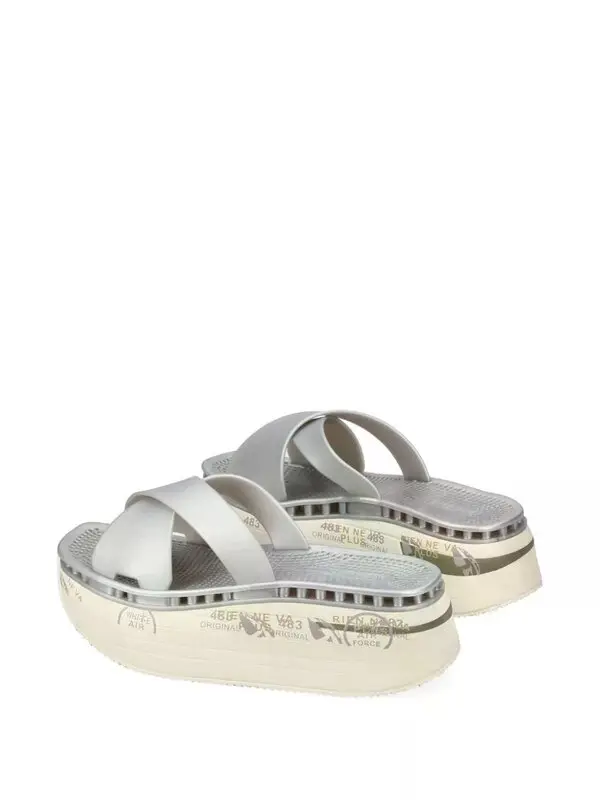 Premiata Moura Slides - Silver