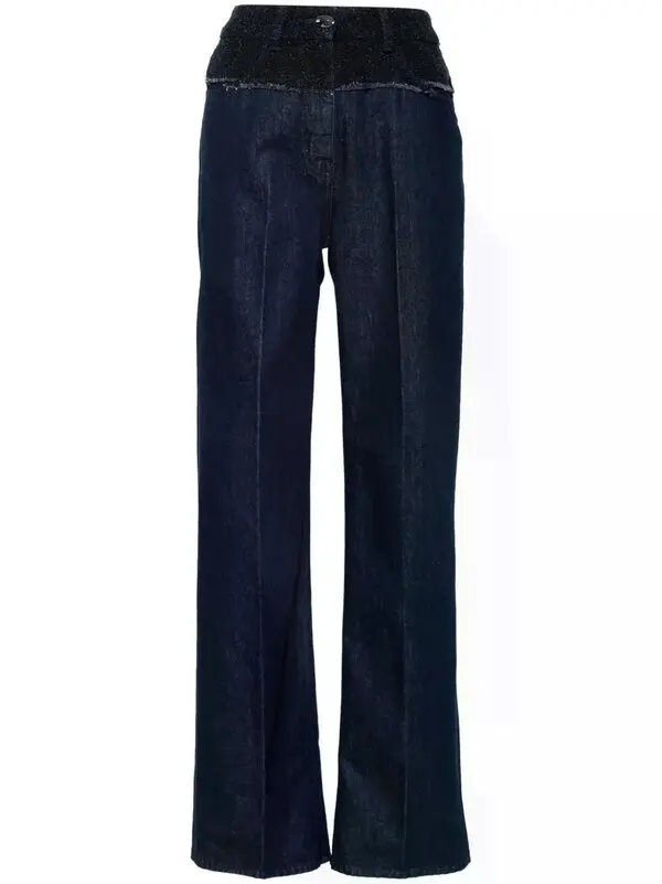 Givenchy Bouclé-paneled Jeans