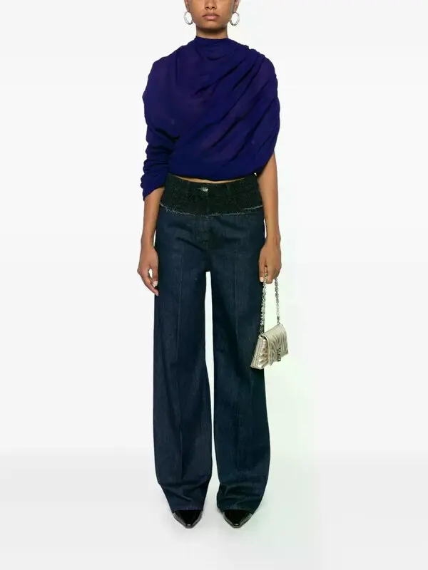 Givenchy Bouclé-paneled Jeans