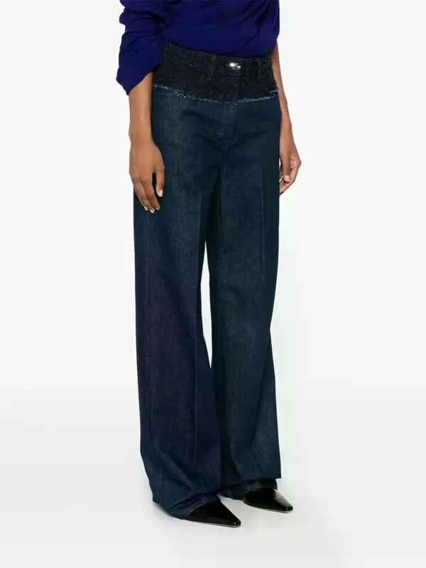 Givenchy Bouclé-paneled Jeans