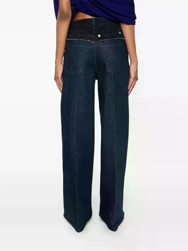 Givenchy Bouclé-paneled Jeans