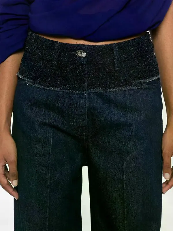 Givenchy Bouclé-paneled Jeans
