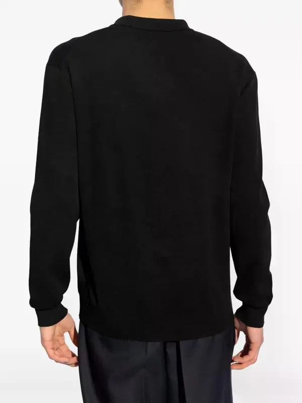Giorgio Armani Fine-knit Polo Shirt