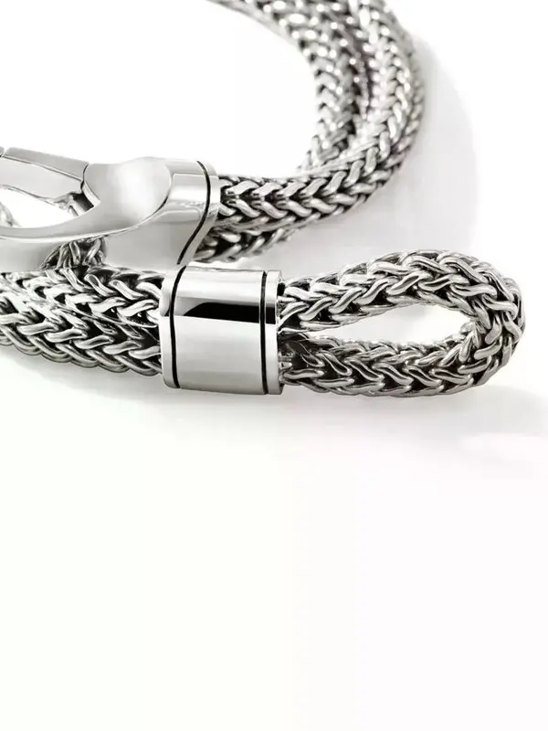John Hardy Sterling Wheat Chain Hook Bracelet