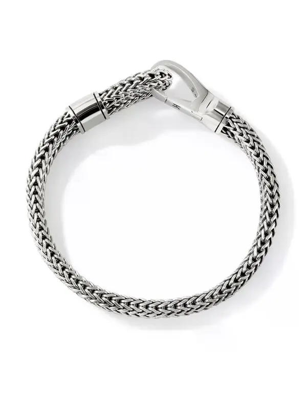 John Hardy Sterling Wheat Chain Hook Bracelet