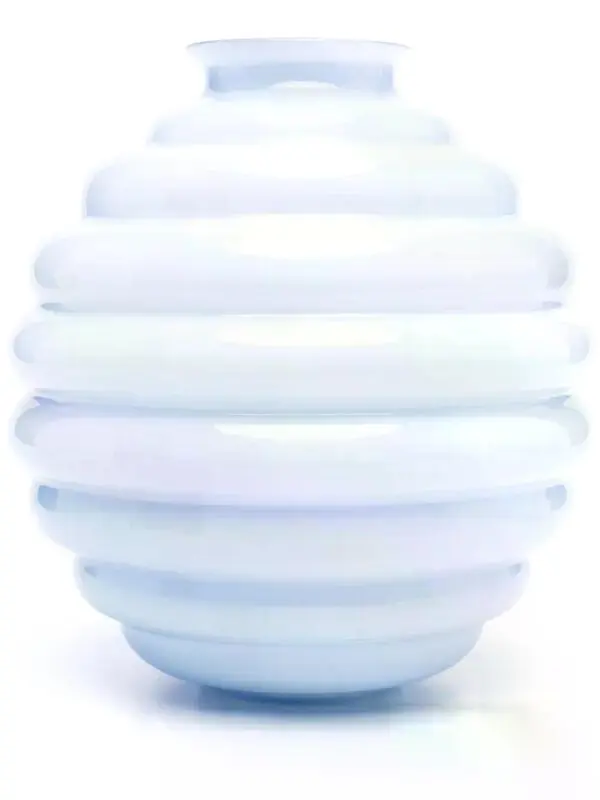 VENINI Deco Sculpted Vase - Blue