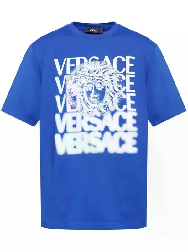 Versace Medusa Medallion T-shirt - Blue