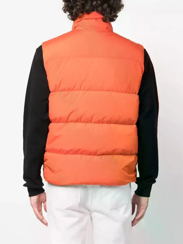 Paul & Shark Padded Gilet With Logo Patch