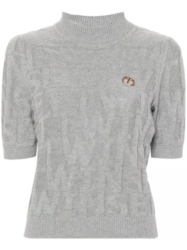 TWINSET Intarsia-logo Jumper