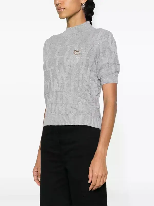 TWINSET Intarsia-logo Jumper