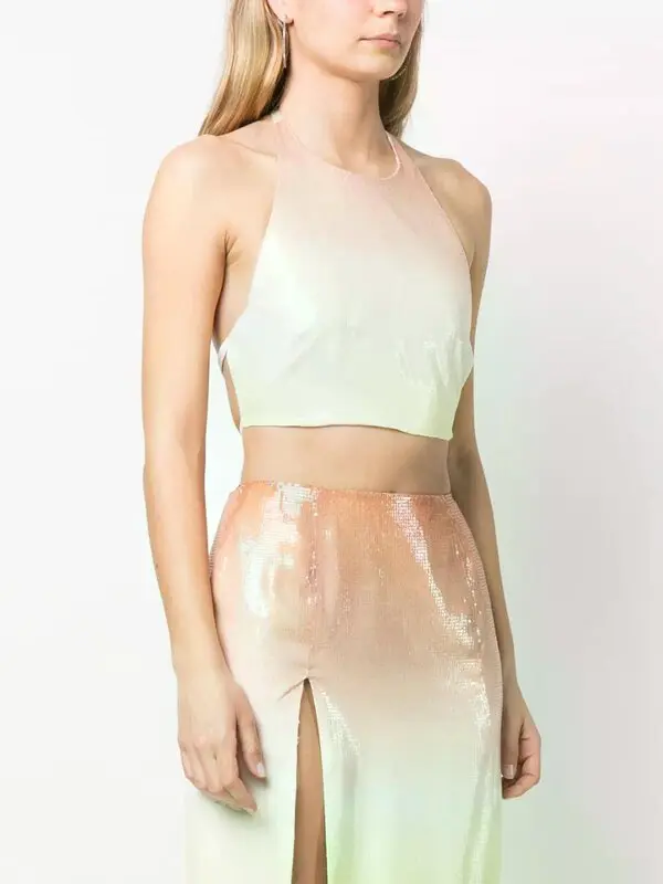 Gcds Degrade Sequin Halterneck Top