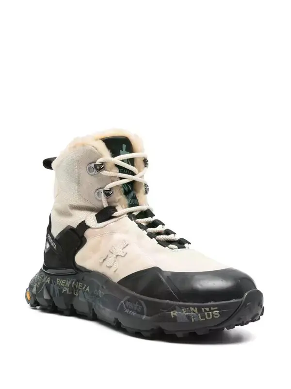 Premiata High Top Shearling Lined Boots