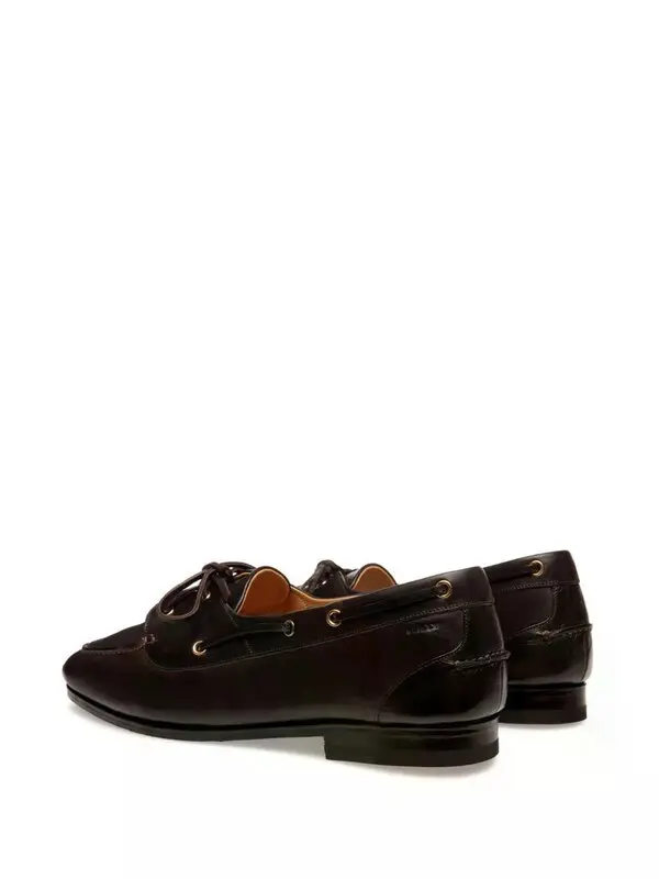 Bally Plume Leather Derby Shoes - Brown