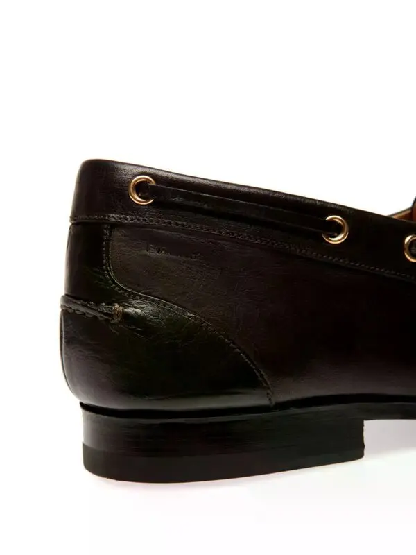 Bally Plume Leather Derby Shoes - Brown