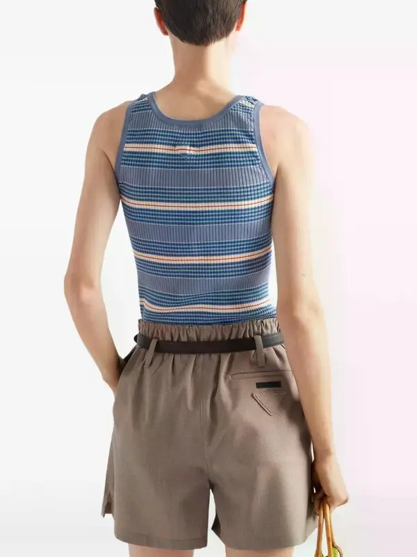 Prada Striped Tank Top