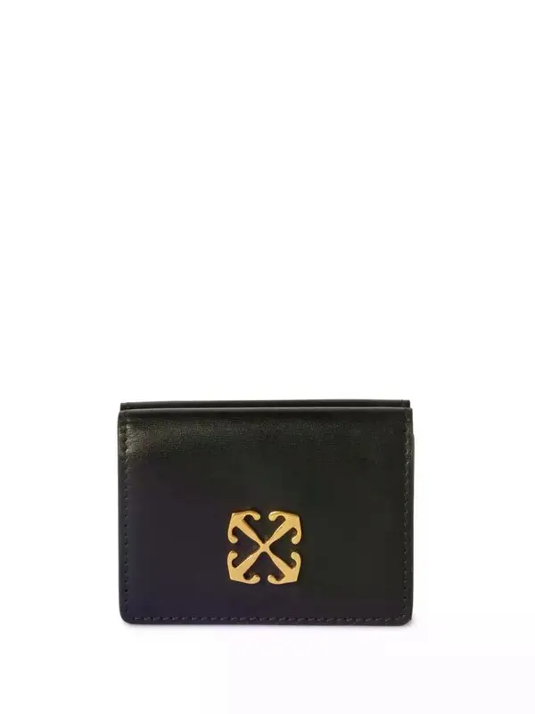 Off-White Jitney Leather Wallet - Black