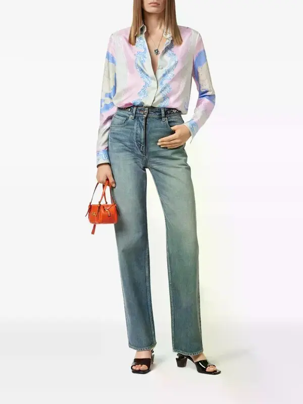 Versace Cameo Shirt - Neutrals