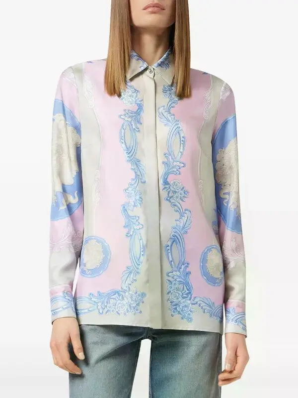 Versace Cameo Shirt - Neutrals