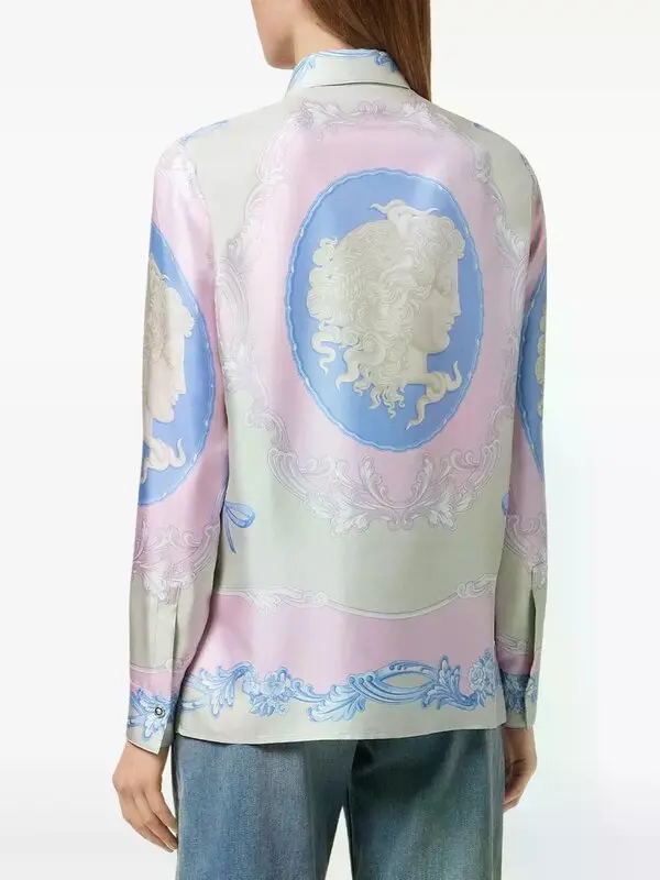 Versace Cameo Shirt - Neutrals