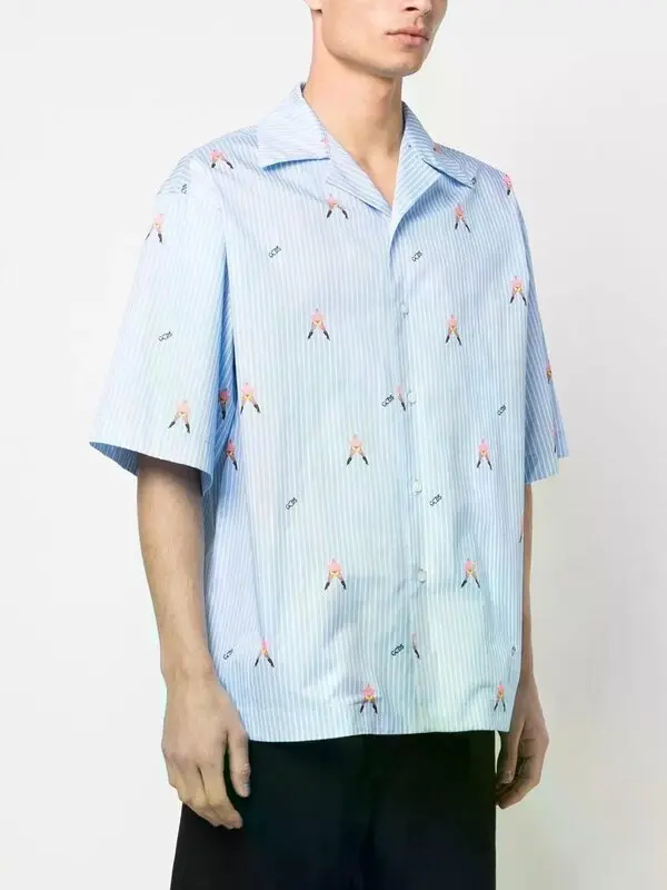 Gcds Print Short-sleeved Shirt