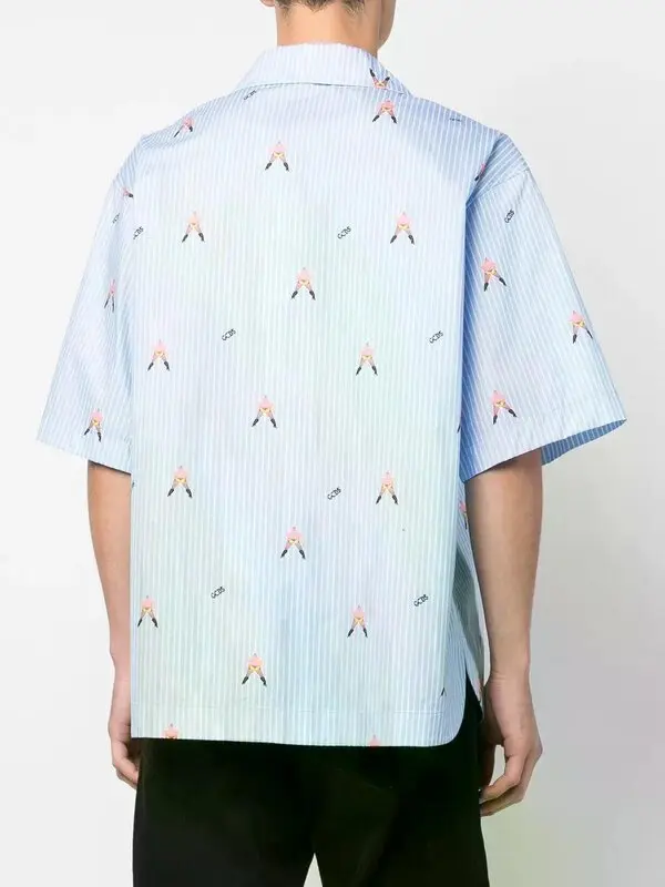Gcds Print Short-sleeved Shirt