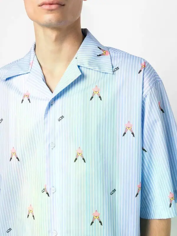 Gcds Print Short-sleeved Shirt