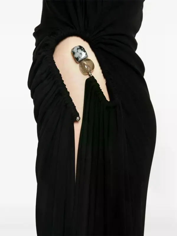 Christopher Esber Helix Side-slit Maxi Dress