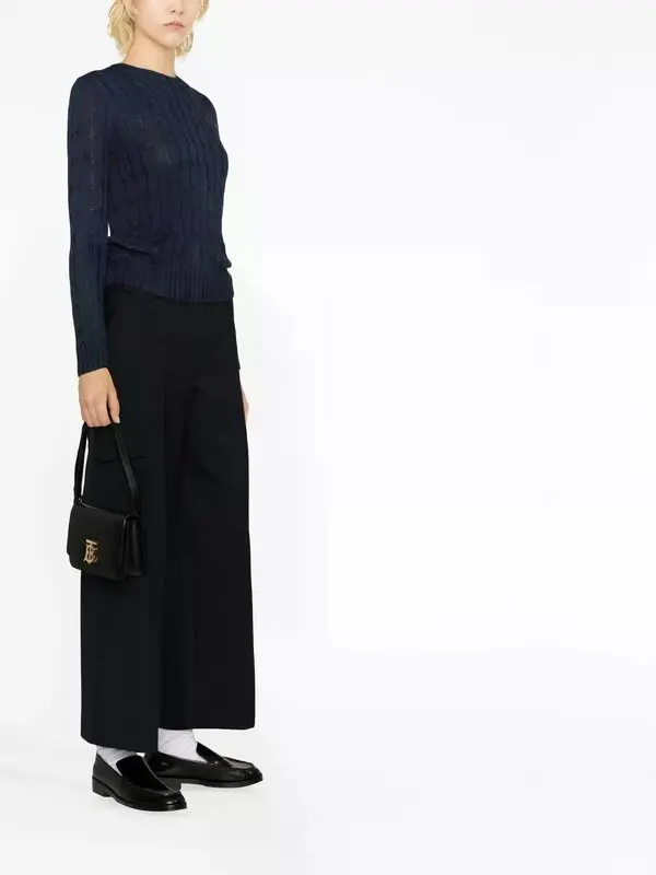 Polo Ralph Lauren Polo Pony Cable-knit Jumper - Blue