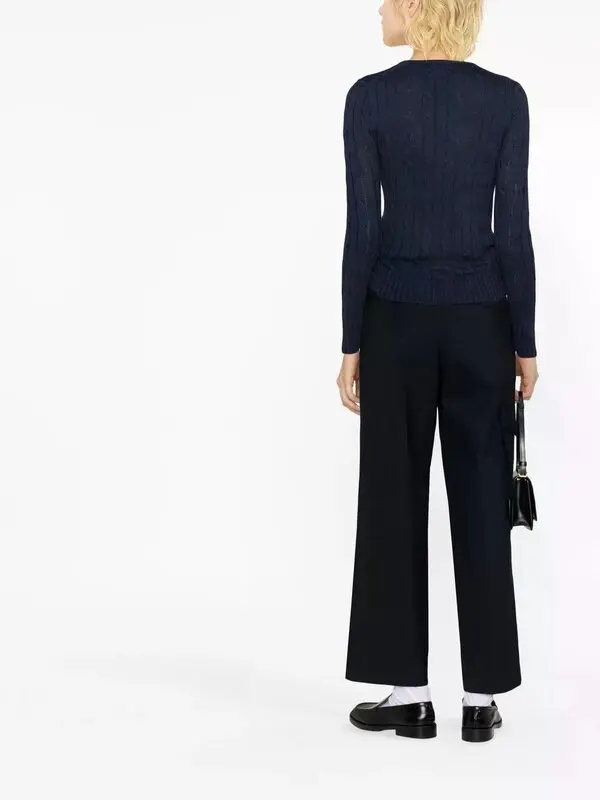 Polo Ralph Lauren Polo Pony Cable-knit Jumper - Blue
