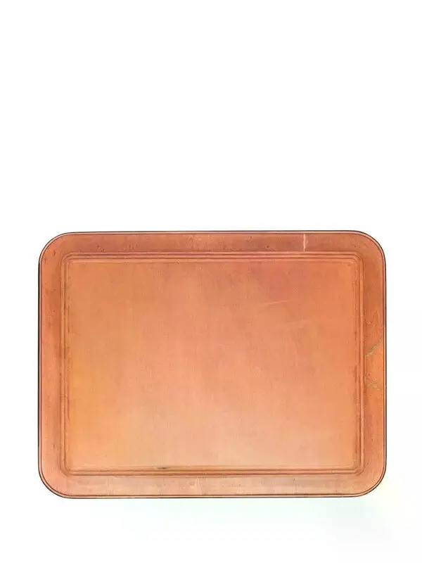 FORNASETTI Gold Keys-print Rectangular Tray