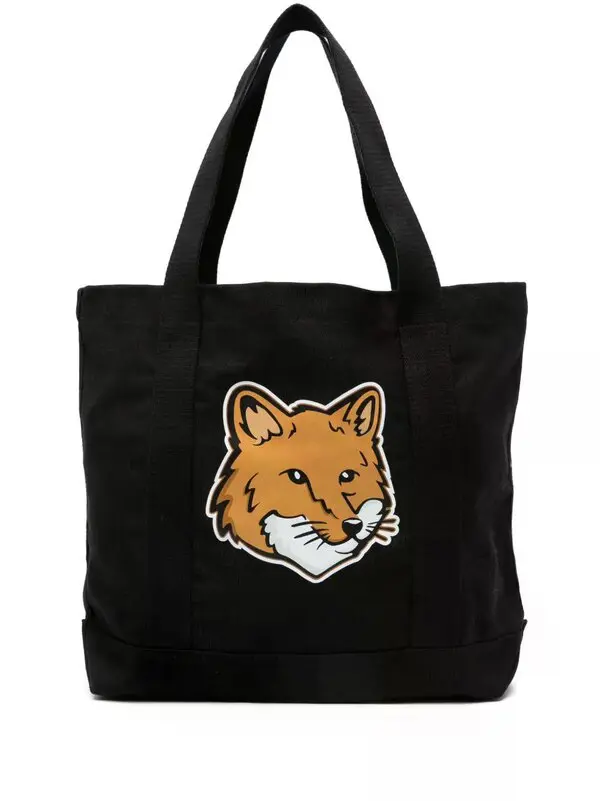 Maison Kitsuné Fox-motif Tote Bag