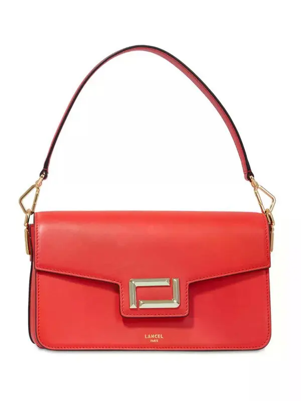 LANCEL Leather Shoulder Bag - Red