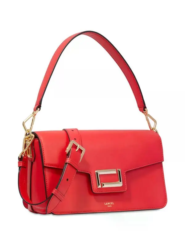 LANCEL Leather Shoulder Bag - Red