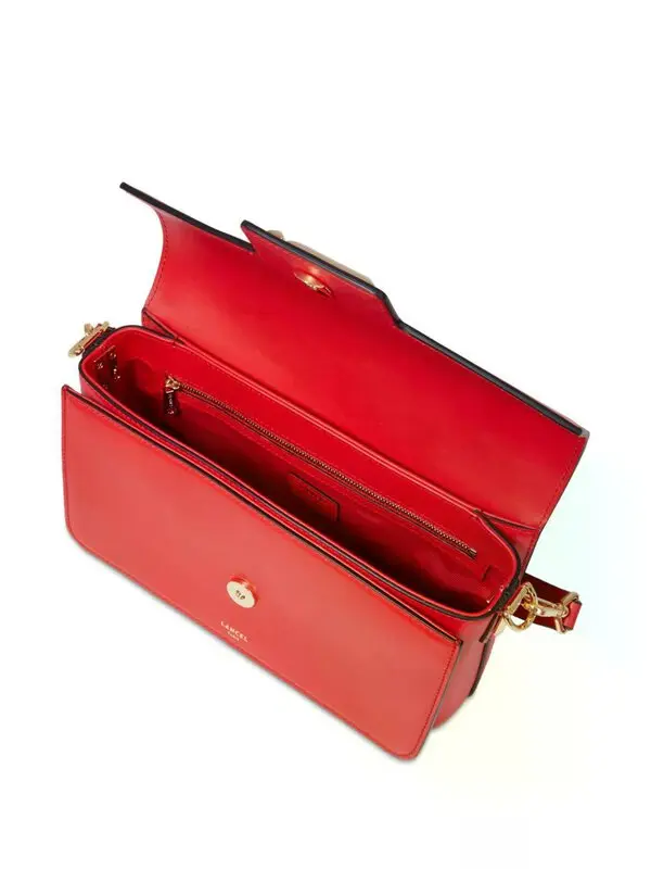 LANCEL Leather Shoulder Bag - Red