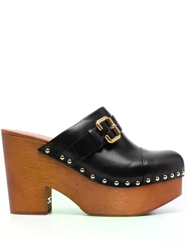 Chloé Jeannette 60mm Mules - Black