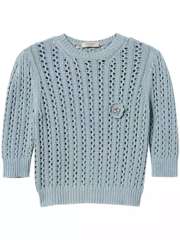 TWINSET Crochet-knit Jumper