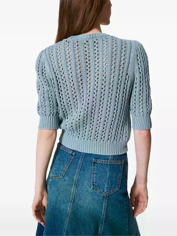 TWINSET Crochet-knit Jumper