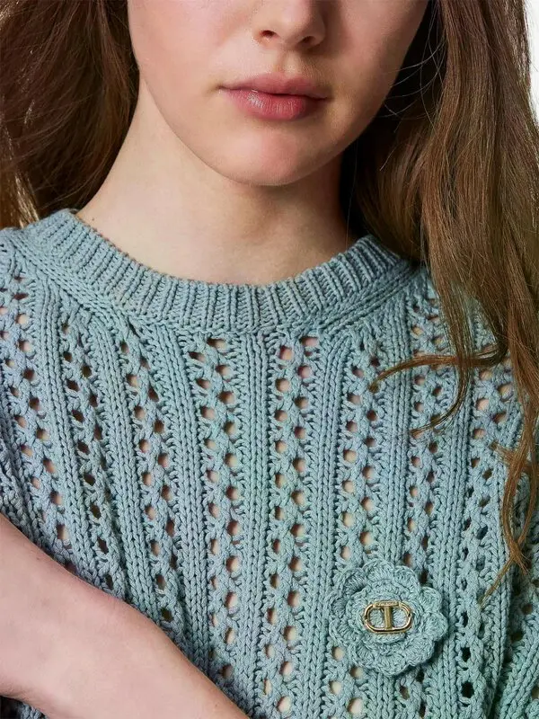 TWINSET Crochet-knit Jumper