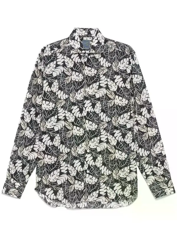 BARBA NAPOLI Floral-print Shirt