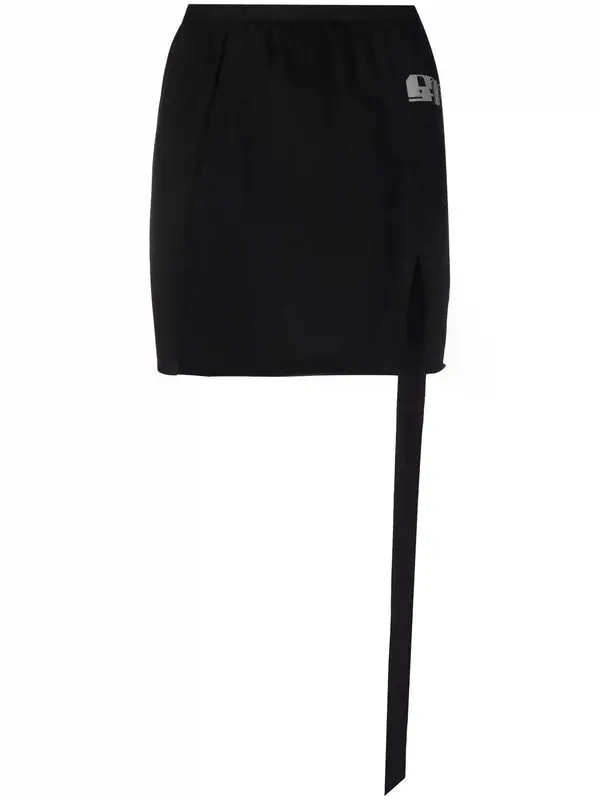 Rick Owens Graphic-print Skirt - Black