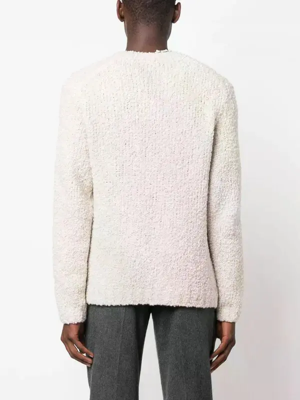 SUNFLOWER Brushed-effect V-neck Jumper