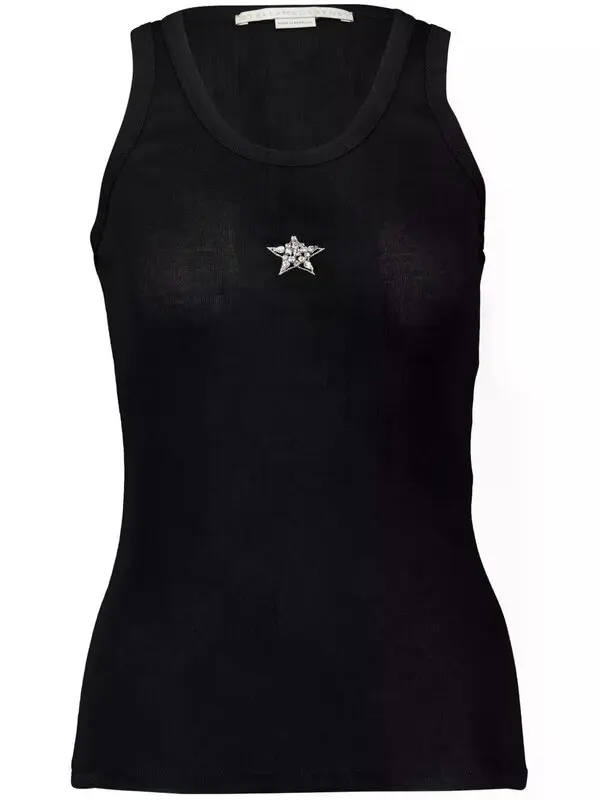 Stella McCartney Star-print Embellished Tank Top