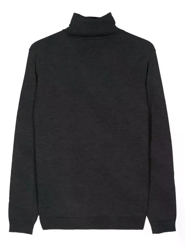 NUUR Roll-neck Merino Jumper - Grey