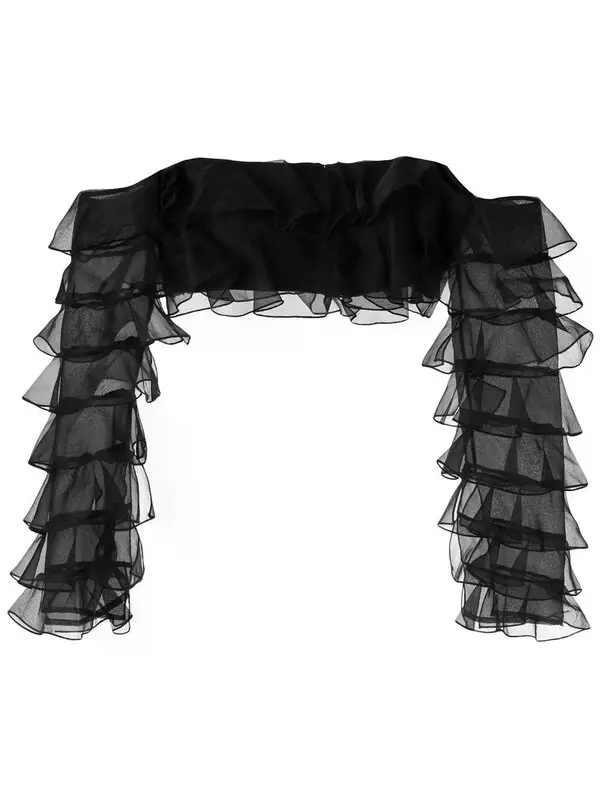 MACGRAW Semantics Silk Top - Black