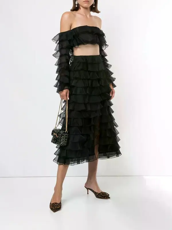 MACGRAW Semantics Silk Top - Black